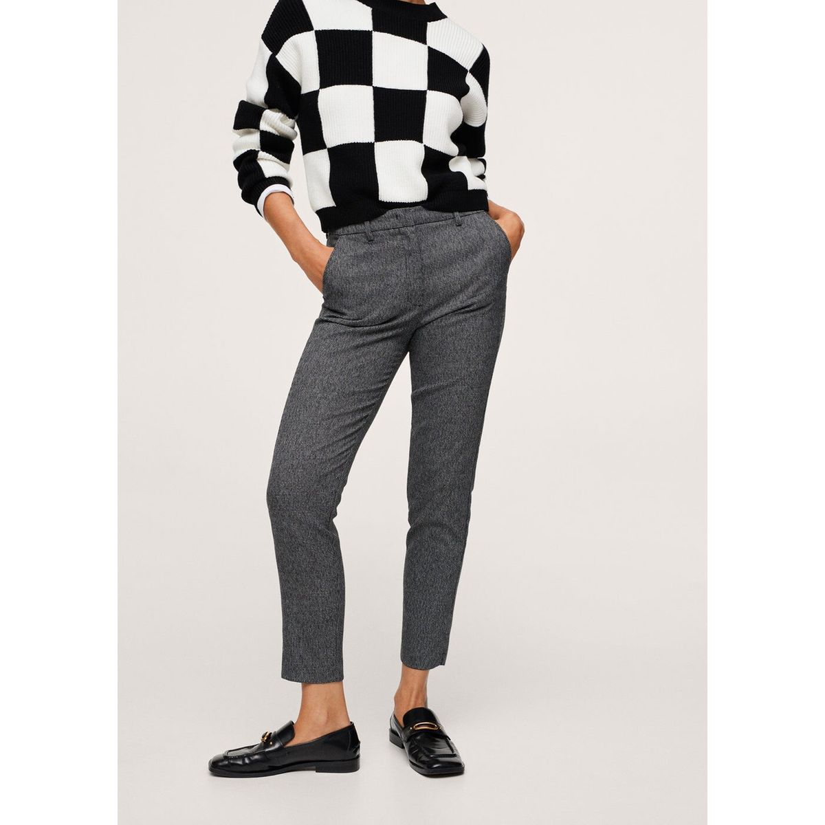 Pantalon Skinny Crop Mango La Redoute