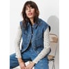 Veste jean sans manches leonie jean moyen Promod | La Redoute