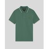 Polo à liserés contrastés bleu everglade/ blé Lyle & Scott | La Redoute