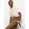 T-shirt brodé imprimé écru Promod | La Redoute