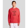 Sweat-shirt imprimé poitrine graphique rouge cerise Lyle & Scott | La ...