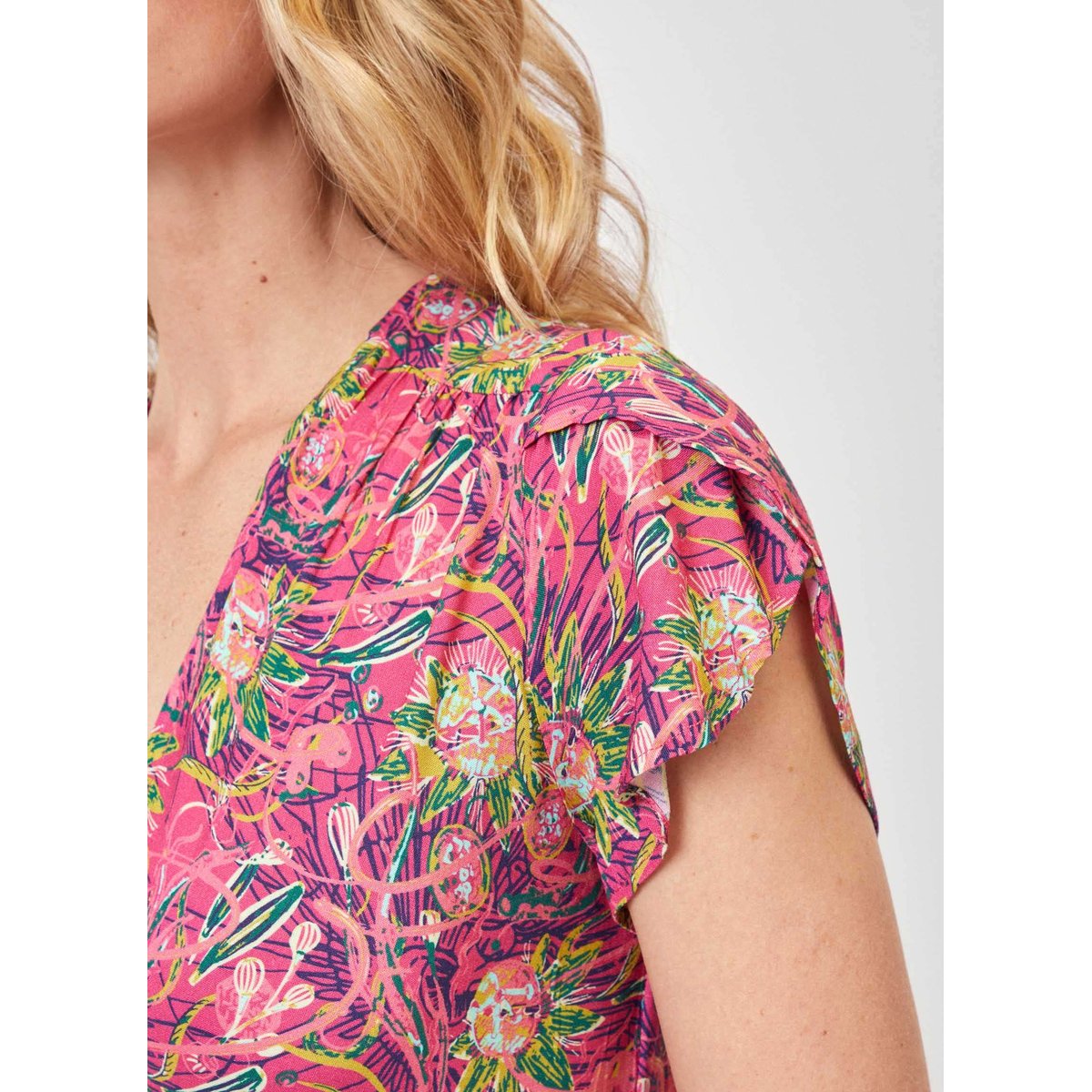 Robe longue cache-coeur ecovero eleza La Fiancée | La Redoute