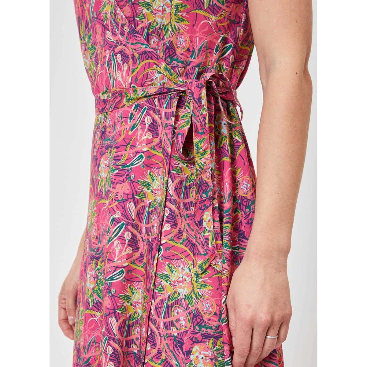 Robe longue cache-coeur ecovero eleza La Fiancée | La Redoute