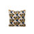 Housse de coussin en motif graphique brodé en point de chainette youri ...