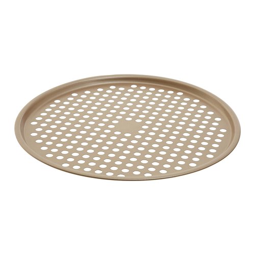 32cm non-stick pizza crisper tray, gold-coloured, So'home | La Redoute