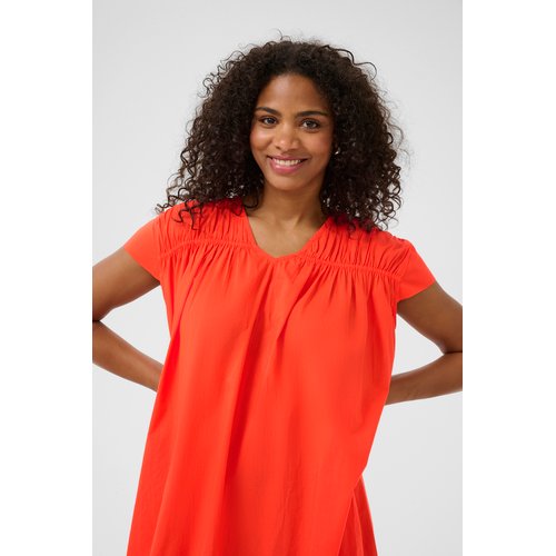 Robe kathua a-shape rouge grenadine Kaffe | La Redoute