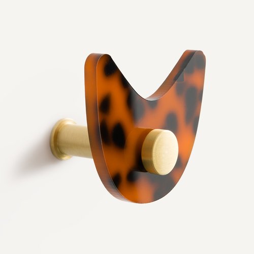 Set of 3 paula coat hooks in tinted acetate, multi-coloured, Am.Pm | La ...
