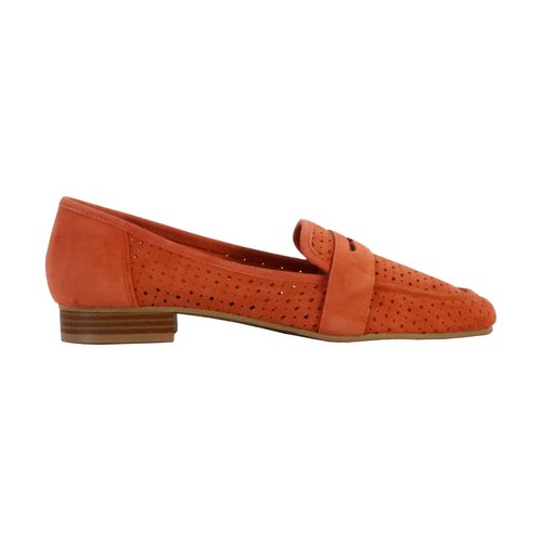 Mocassin basse cuir joude saumon Emilie Karston | La Redoute