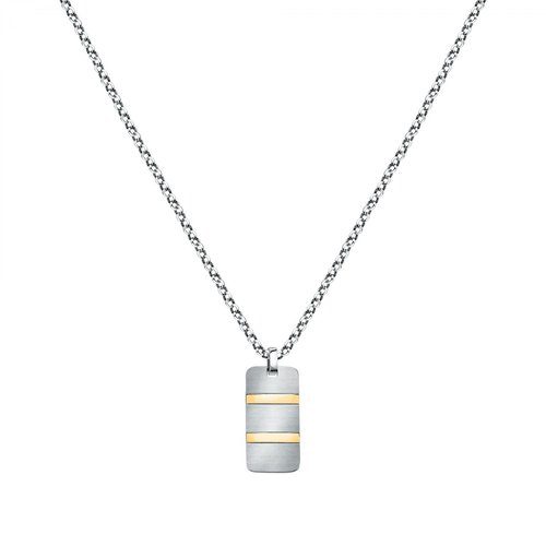 Collier en acier bicolore Sector | La Redoute