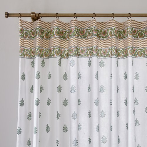 Patterned voile curtains | La Redoute