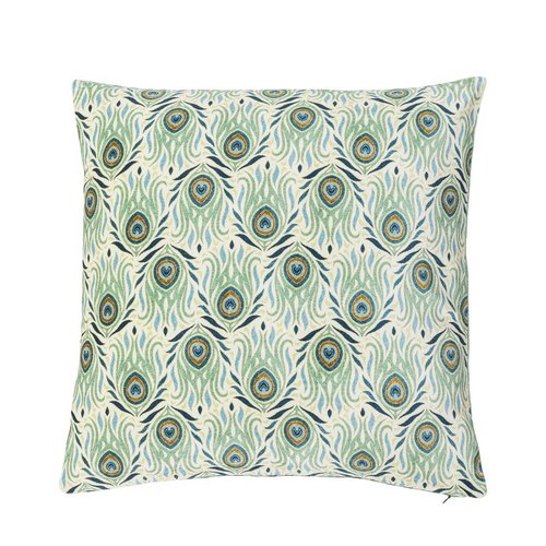 Grand coussin décoratif réversible adia vert Bloomingville | La Redoute