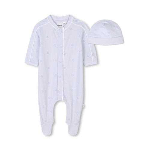 Pyjama et bonnet imprimés ciel Boss Kidswear | La Redoute