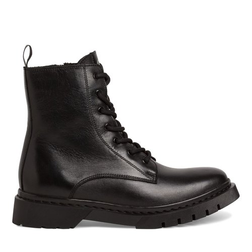 Bottine fourée noir Tamaris | La Redoute