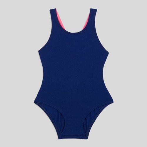 Maillot de bain 1 pièce marine Monoprix | La Redoute