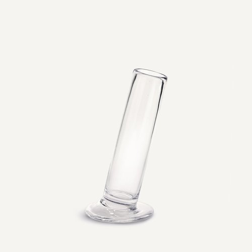 Vase cylindrique incliné en verre h24 cm, stille Couleur transparent Am ...