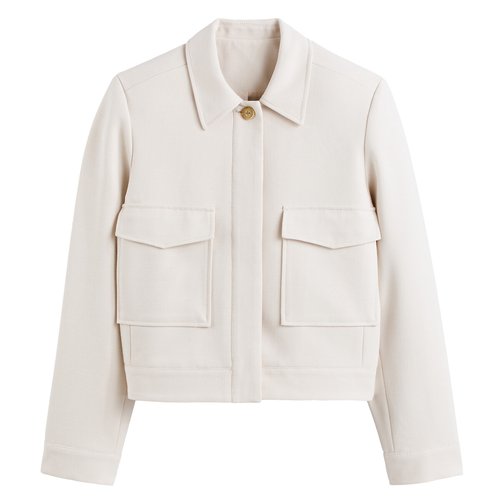 Witte jas dames kort | La Redoute