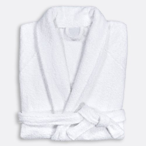 Men's white dressing gown | La Redoute
