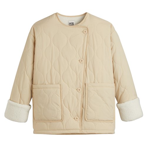 Mid length quilted jacket | La Redoute