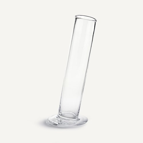Vase cylindrique incliné en verre h31 cm, stille Am.Pm transparent | La ...