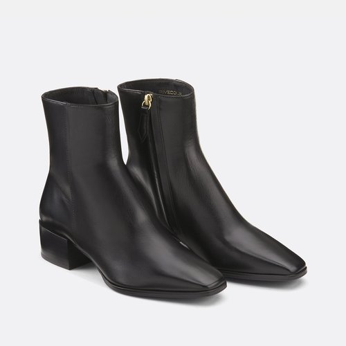 N°406 ankle boots in smooth leather, black, Rivecour | La Redoute