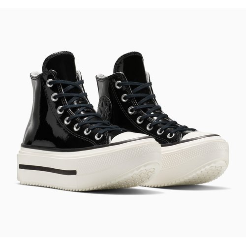 Lift double stack patent trainers, black patent, Converse | La Redoute