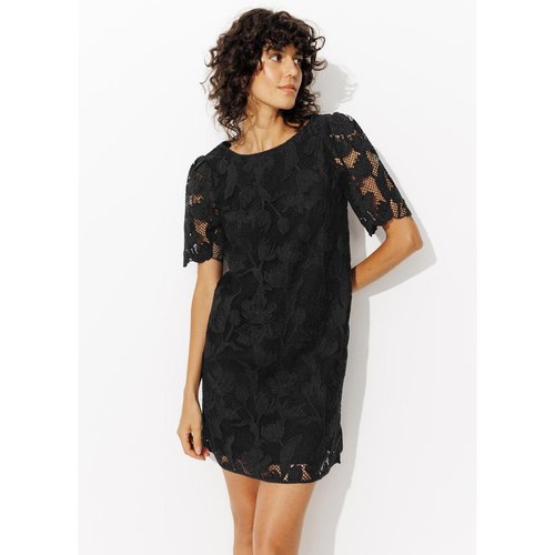 Robe courte en guipure | La Redoute