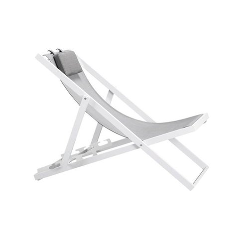 Chillienne de jardin en aluminium, kassy blanc Au Jardin De Chloé | La ...