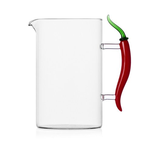Carafe verre piment vegetables chili pepper Couleur rouge Ichendorf ...
