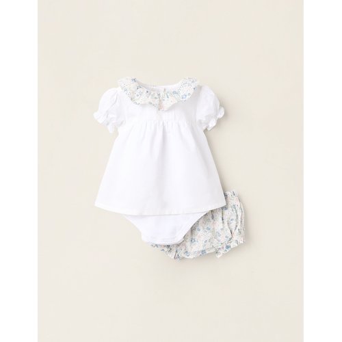Body-chemisier + bloomer blanc Zippy | La Redoute