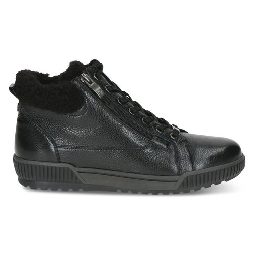 Bottine fourée noir nappa Caprice | La Redoute