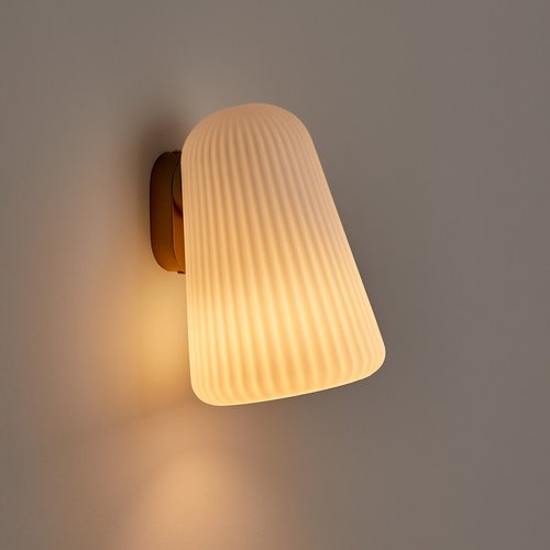 Applique métal et verre, fosca Couleur opaline Am.Pm | La Redoute