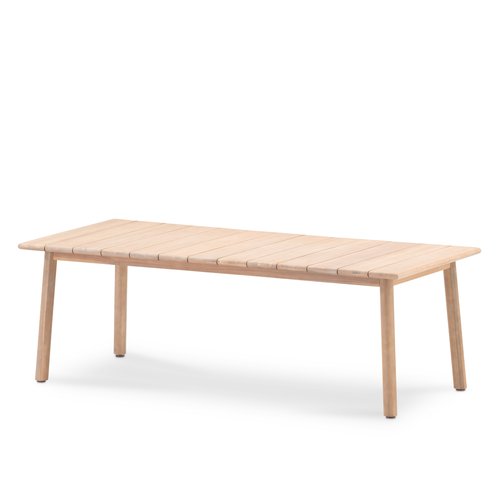 Table à manger, bois, rodas bois claire Defora Home | La Redoute