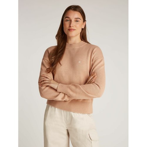 Maglia a maniche lunghe rosa pelle Calvin Klein Jeans | La Redoute