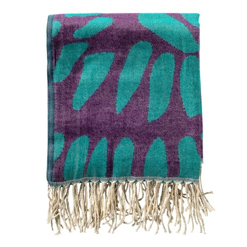 Plaid azura dynasty green Dutch Decor | La Redoute