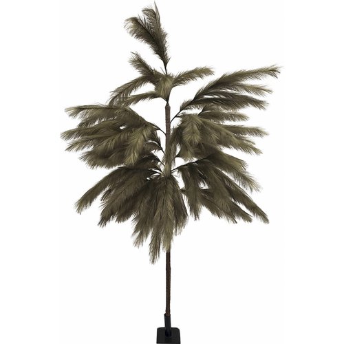 Plante pampas décorative en polyester pour intérieur Couleur vert ...