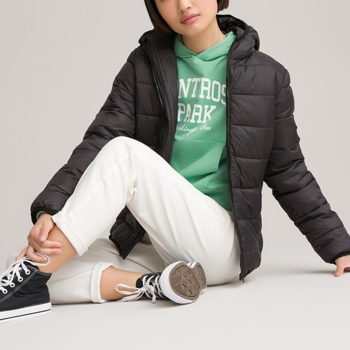 Kapuzensteppjacke, lieferung im beutel schwarz La Redoute Collections ...