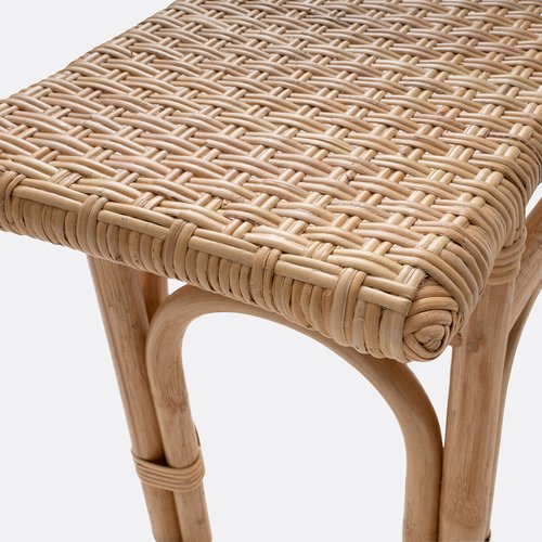 Wicker bed bench store