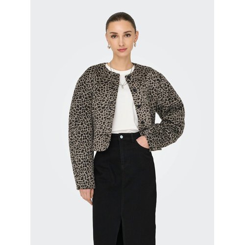 Leopard print short coat, leopard print, Jdy | La Redoute