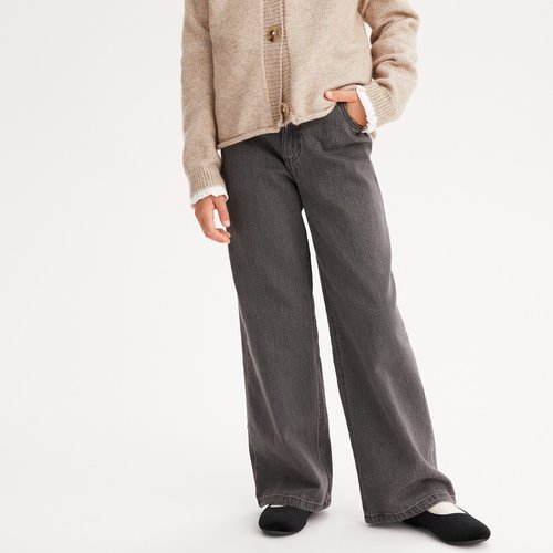 Wide leg jeans, untreated denim, La Redoute Collections | La Redoute