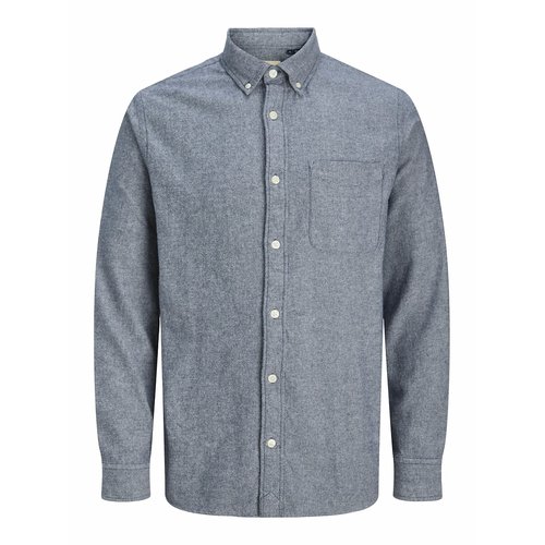 Camisa de sarga lisa Jack & Jones | La Redoute