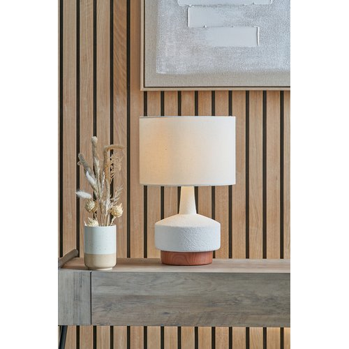 Wood and ceramic table lamp store