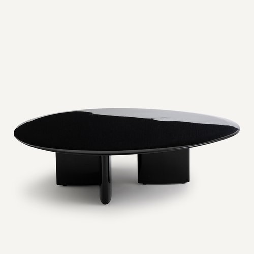 Laki lacquered coffee table lacquered black Am.Pm La Redoute