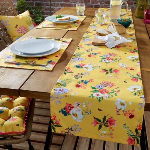 Exotic garden table runner 33x220cm multi coloured Rhs La Redoute