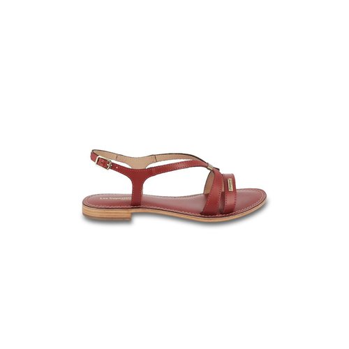 Hamoon leather sandals, black, Les Tropeziennes Par M.Belarbi | La Redoute