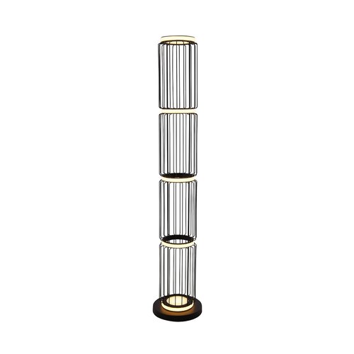 Chicago cage stack floor lamp, black, So'home | La Redoute