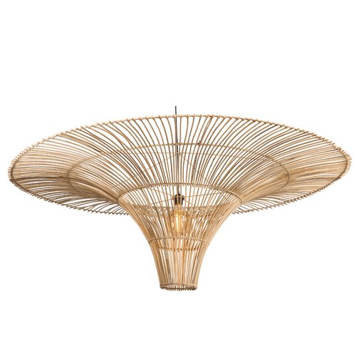 Suspension plate en rotin milo Couleur naturel Hydile | La Redoute