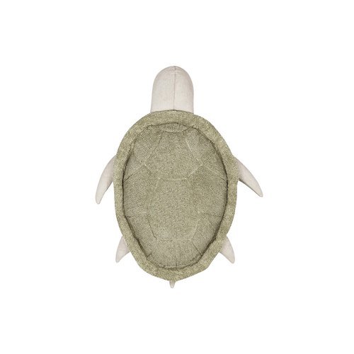 Pouf madame tortue Couleur vert olive, beige Lorena Canals | La Redoute