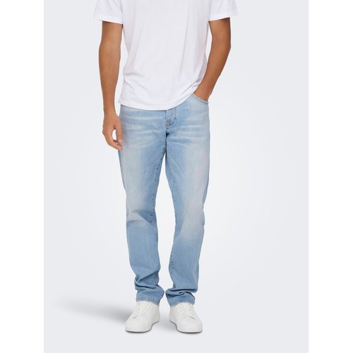 Coupe regular onsweft taille moyenne regular fit jeans light blue denim ...