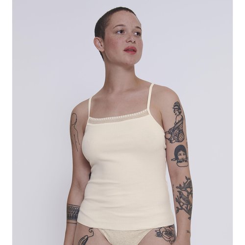 Go ribbed cami, angora ecru, Sloggi | La Redoute