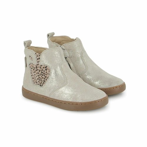 Kids play new apple ankle boots, gold-coloured, Shoo Pom | La Redoute